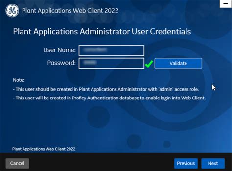 Install Standard Web Client Using Gui Plant Applications 2022