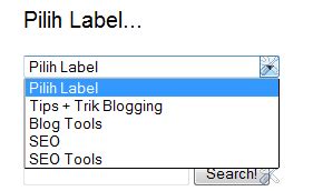 Cara Membuat Menu Tombol DropDown Di Blogger SMP NEGERI 2 BATANGAN