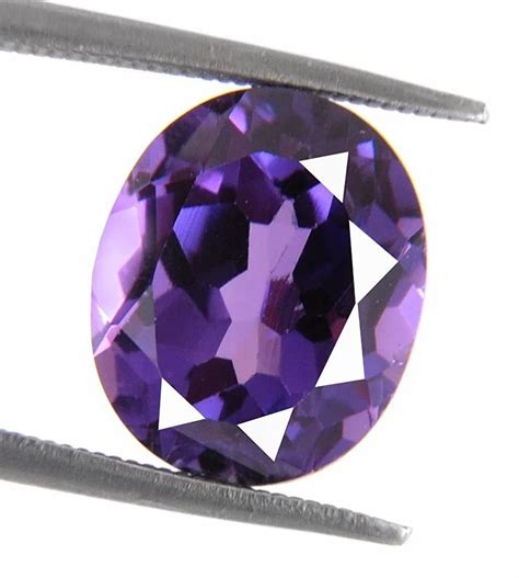 Purple Oval Alexandrite Gemstone Size 1x2 Inch At Best Price In Jaipur