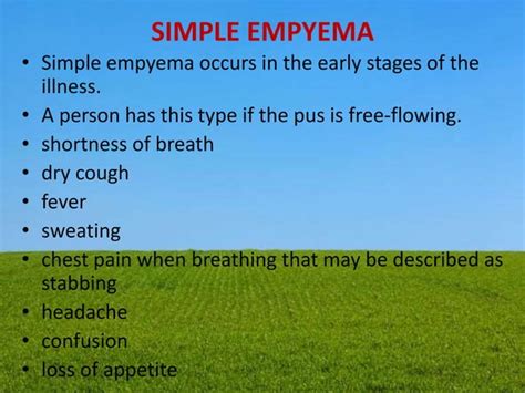 Nursing Management Of Patient With Empyema Ppt Pptx