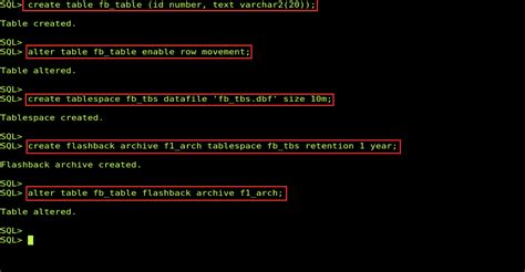 Oracle Flashback Data Archive Fbda