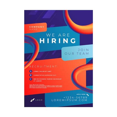 Vibrant Hiring Poster Images Free Download On Freepik
