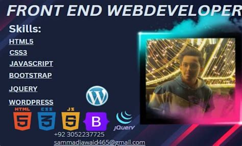 Be Your Front End Web Developer Html Css React Js Bootstrap By Abdulsammad101 Fiverr