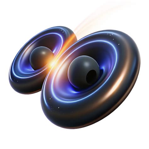 Stunning Artistic Cosmic Collision Binary System Simulation Exclusive