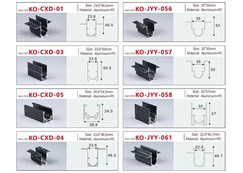 Led Aluminum Profile Magnetic Tracking Series Kingornan To Provide