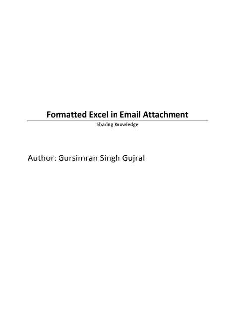 Generating And Emailing A Formatted Excel Spreadsheet From Sap Data Using Xml Pdf Xml