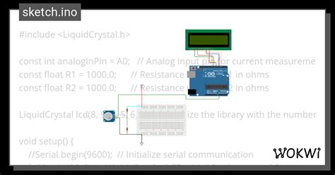 Current Sensor With Lcd Wokwi Esp32 Stm32 Arduino Simulator