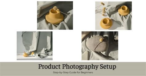 product photography setup step by step guide for beginners