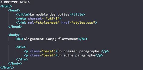 Gérer l alignement en CSS