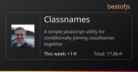 Best Of Js • Classnames