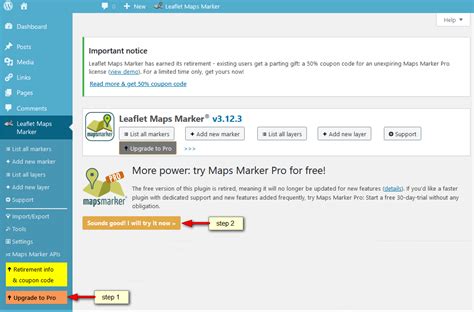 Were Retiring The Free Version And Gifting You A Coupon Code For An Upgrade To Maps Marker Pro
