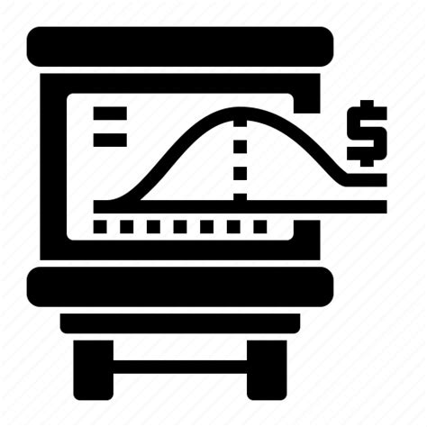 Curve Graph Data Visualization Distribution Graphical Representation Icon Download On