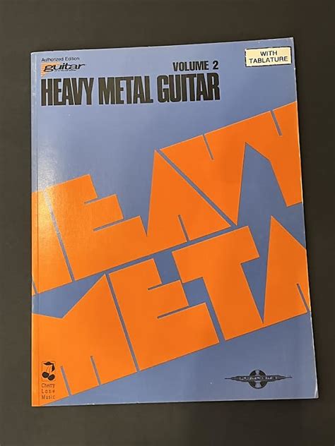 Heavy Metal Guitar Volume 2 Tab Book Reverb