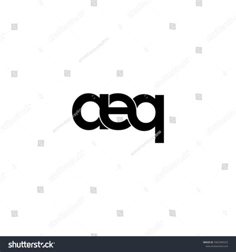 Aeq Letter Original Monogram Logo Design Stock Vector Royalty Free 1862905525 Shutterstock