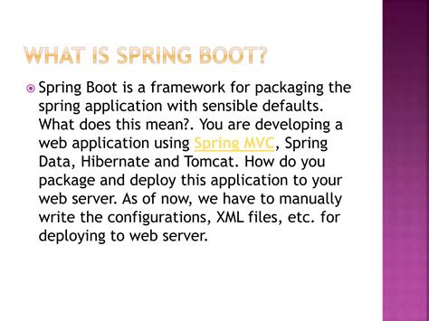 What Is Difference Between Spring Mvc And Spring Boot Ppt