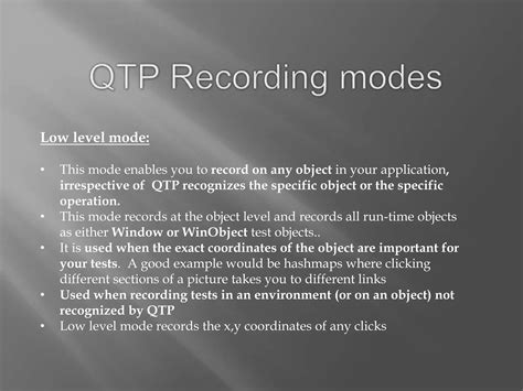 Qtp Presentation Ppt
