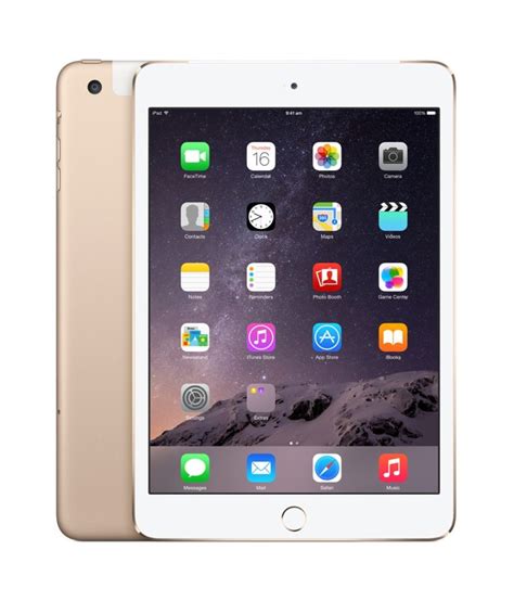 Lowest Price Apple Ipad Mini Gb Inch With Wi Fi Only Gold Price In India