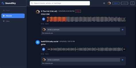 Github Lmanganisoundsky Atproto Bsky Powered Soundcloud Alternative