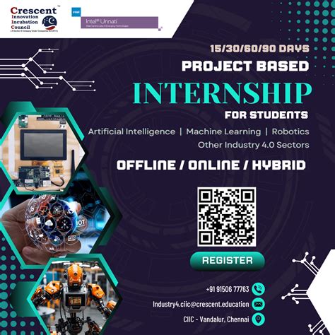 project based internship 2024 bs abdur rahman crescent institute of