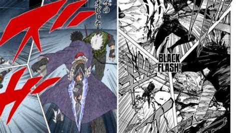 Pengaruh Naruto Di Jujutsu Kaisen 253 Mengubah Black Flash Sukuna Jadi
