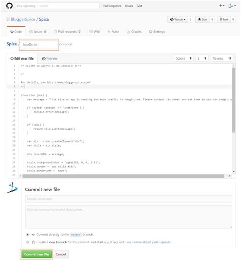 How To Use Github For Hosting Javascript And Css Files Through Rawgit
