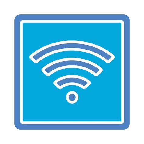 와이파이 연결 아이콘 프리미엄 벡터