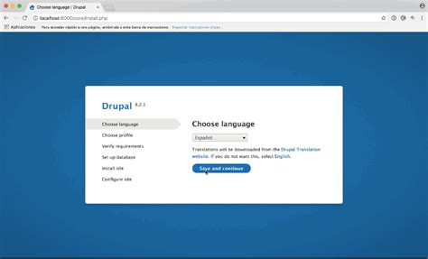 When Installing A Site In A Language Besides English The Site Name Is Not Saved And Reverts To