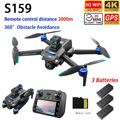 S159 Drone GPS 5G WIFI 4K HD Dual Camera Obstacle Avoidance Quadcopter ...