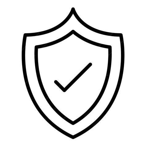 Premium Vector Security Shield Vector Illustration Style