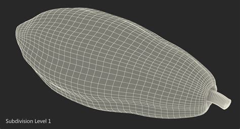 Yellow Cocoa Fruit 3d模型 3d模型 29 3ds Blend C4d Fbx Ma Obj Max Free3d