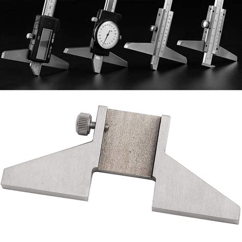 Caliper Depth Measuring Foot With Locking Screw Depth Base Attachment