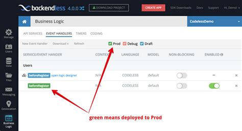 Quick Start Guide Backendless Codeless Development Guide