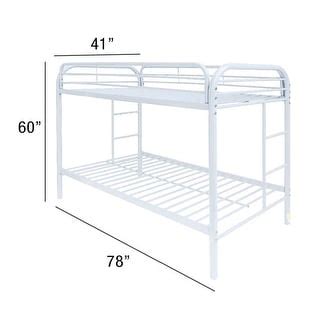 Acme Thomas Bunk Bed Twintwin In White Bed Bath And Beyond 36245257