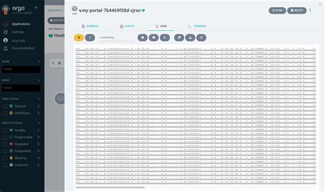 V27 Logs Ui Unusable Under Certain Conditions · Issue 13266 · Argoprojargo Cd · Github