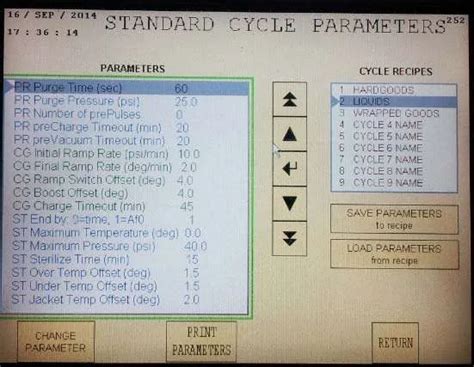 How To Copy Primus Pss9 Cycle Parameters Spire Integrated Solutions