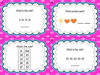 Pattern Task Cards By Melissa Adams At Melissa S Lil Learners TpT