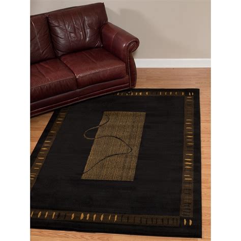 Westfield Home Duchess Perdita Black Runner Rug 111 X 72 Overstock