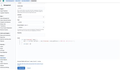 Kibana Handles Runtime Field Scripts Differently Than Elasticsearch