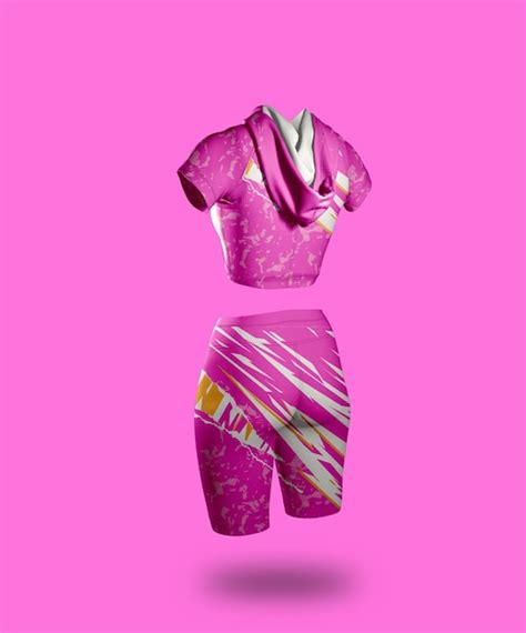 Un Traje Rosa Con La Letra L En él Psd Premium