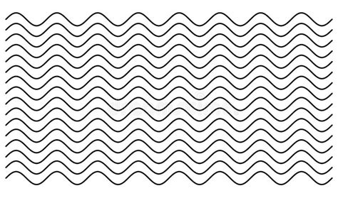 Wavy Waving Texture Pattern Grid Mesh Of Lines Stripes With Billowy Undulating Zigzag