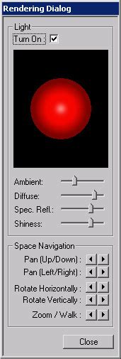 rendering option