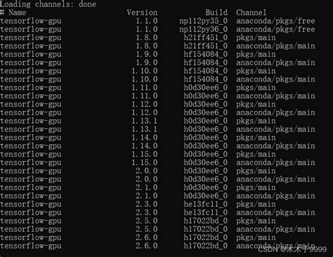 安装tensorflow时报错：packagesnotfounderror The Following Packages Are Not Available From Current