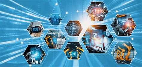 Automated Ai Industry Robot And Robotic Arms Assembly In Factory