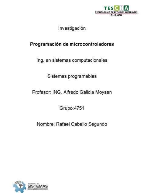 Programacion De Microcontroladores Pdf Lenguaje Ensamblador