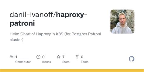 danil ivanov on linkedin github ivanov danil haproxy helm chart of