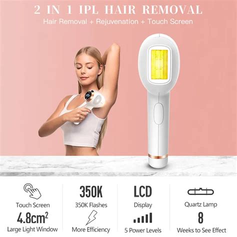 Lescolton 2в1 IPL эпиляция Vancostar Эпилятор постоянный лазер для дома ...