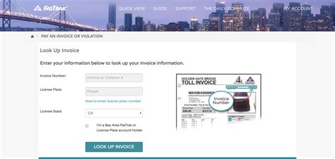 Bayareafastrak Org Invoice Bay Area Fastrak Viezk