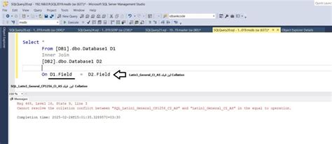 در sql server آیتمی وجود دارد تحت عنوان collation که به مجموعه‌ای از