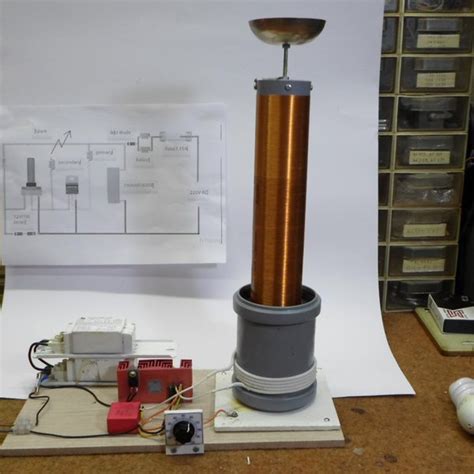DIY Simple 220v One Transistor Tesla Coil Hackaday Io