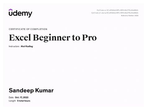 Excelcertification Udemycourse Dataanalysis Datavisualization